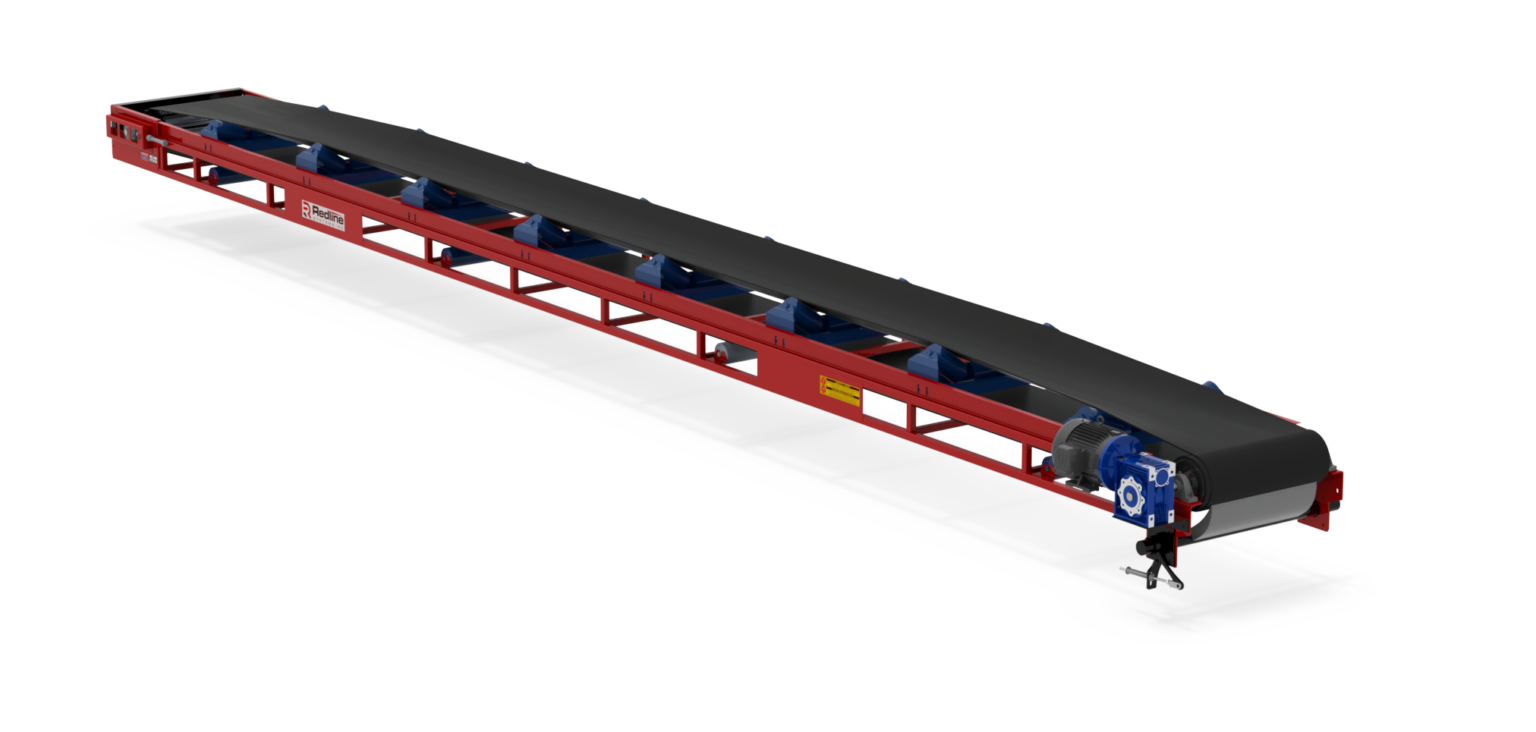 PE-Series Heavy-Duty Troughed Conveyor | Redline Systems